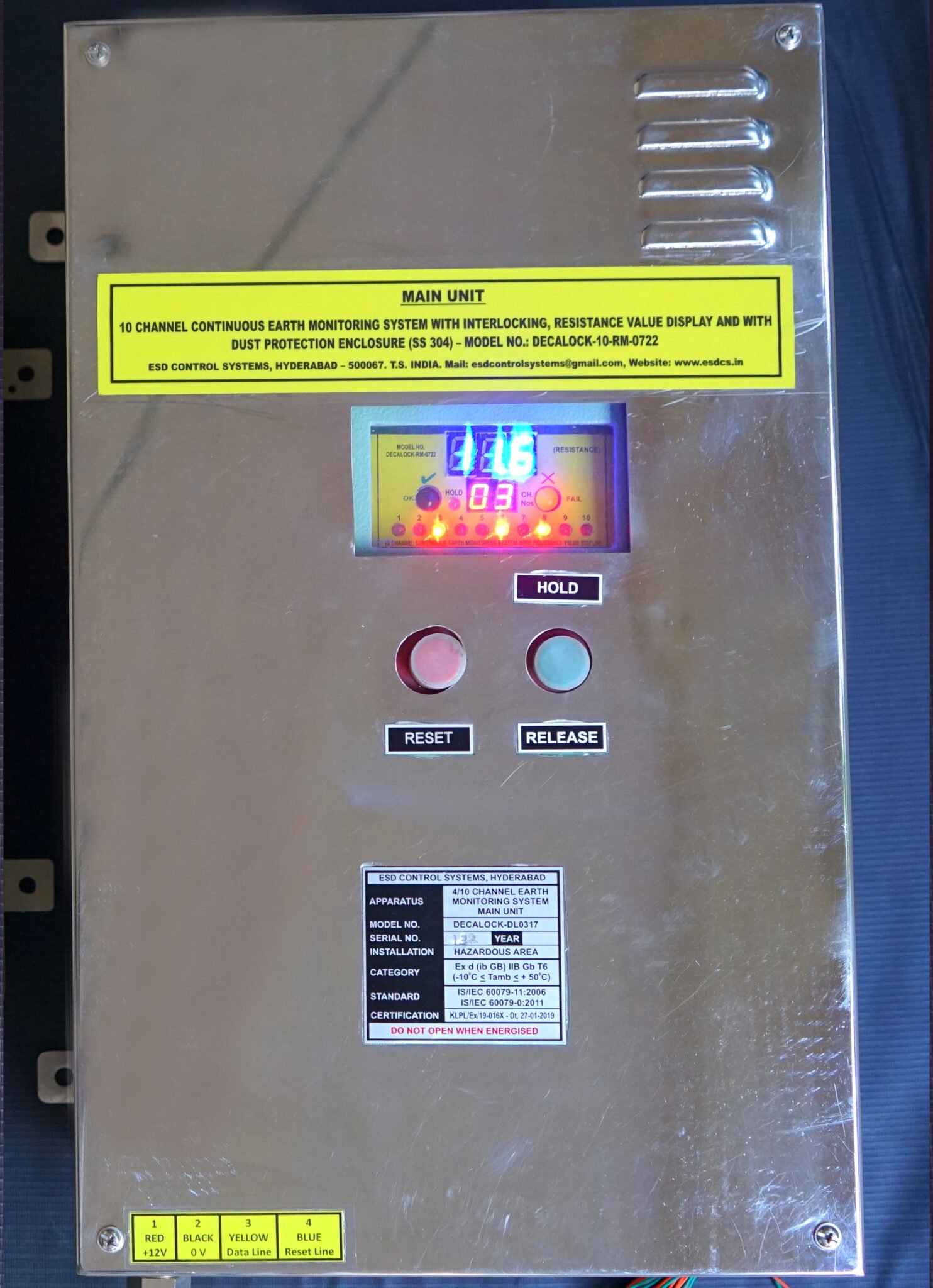 Model No.: Decalock-10-RM-0722